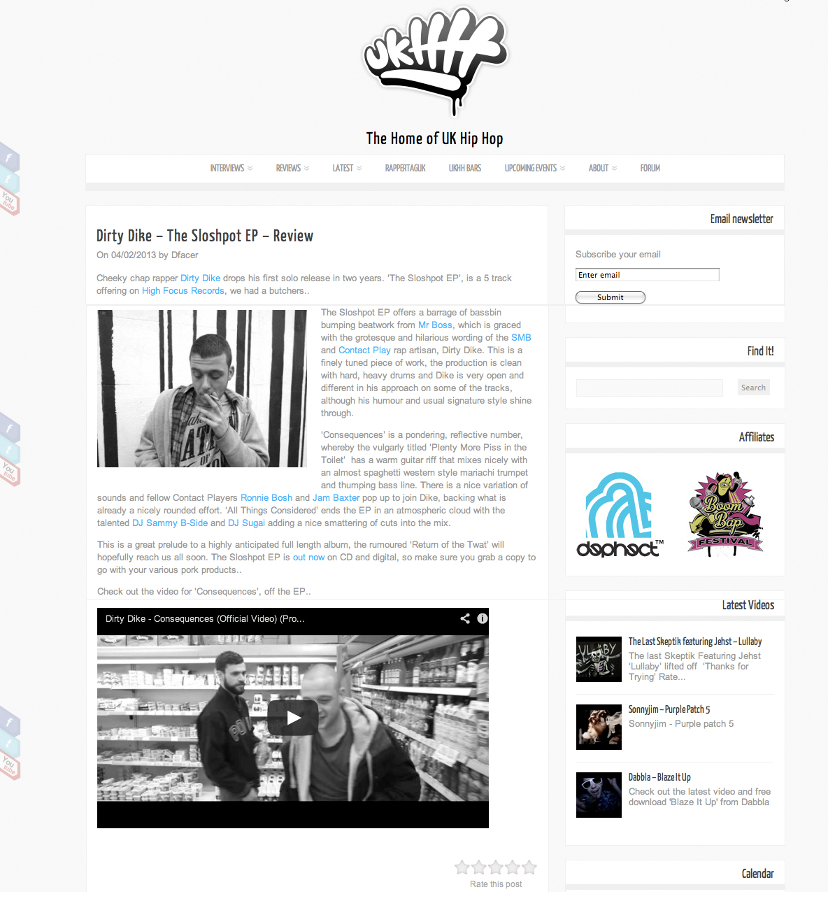 Dirty Dike - The Sloshpot Ep - UKHH Review - Official Website of High ...
