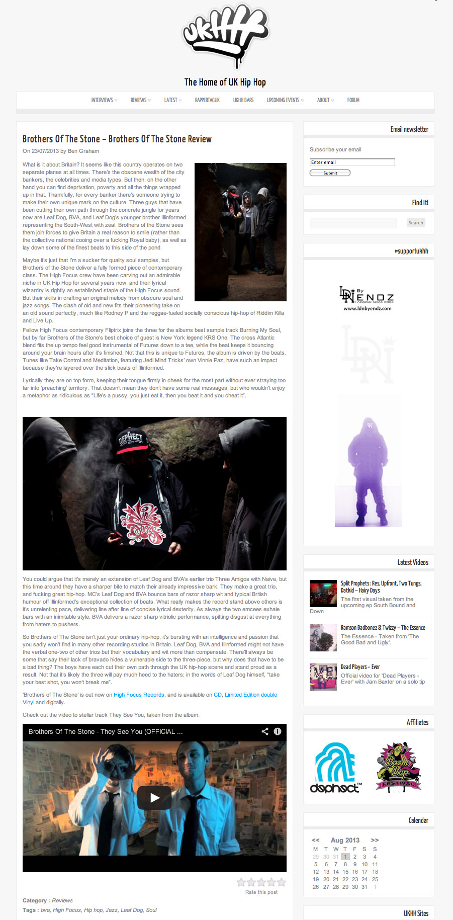 Brothers Of The Stone - UKHH Album Review - Official Website of High ...