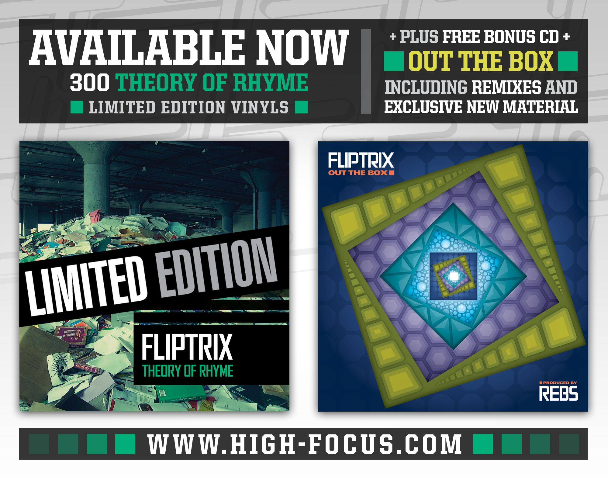 Fliptrix - 'Theory Of Rhyme' - Limited Edition Double Vinyl OUT NOW ...