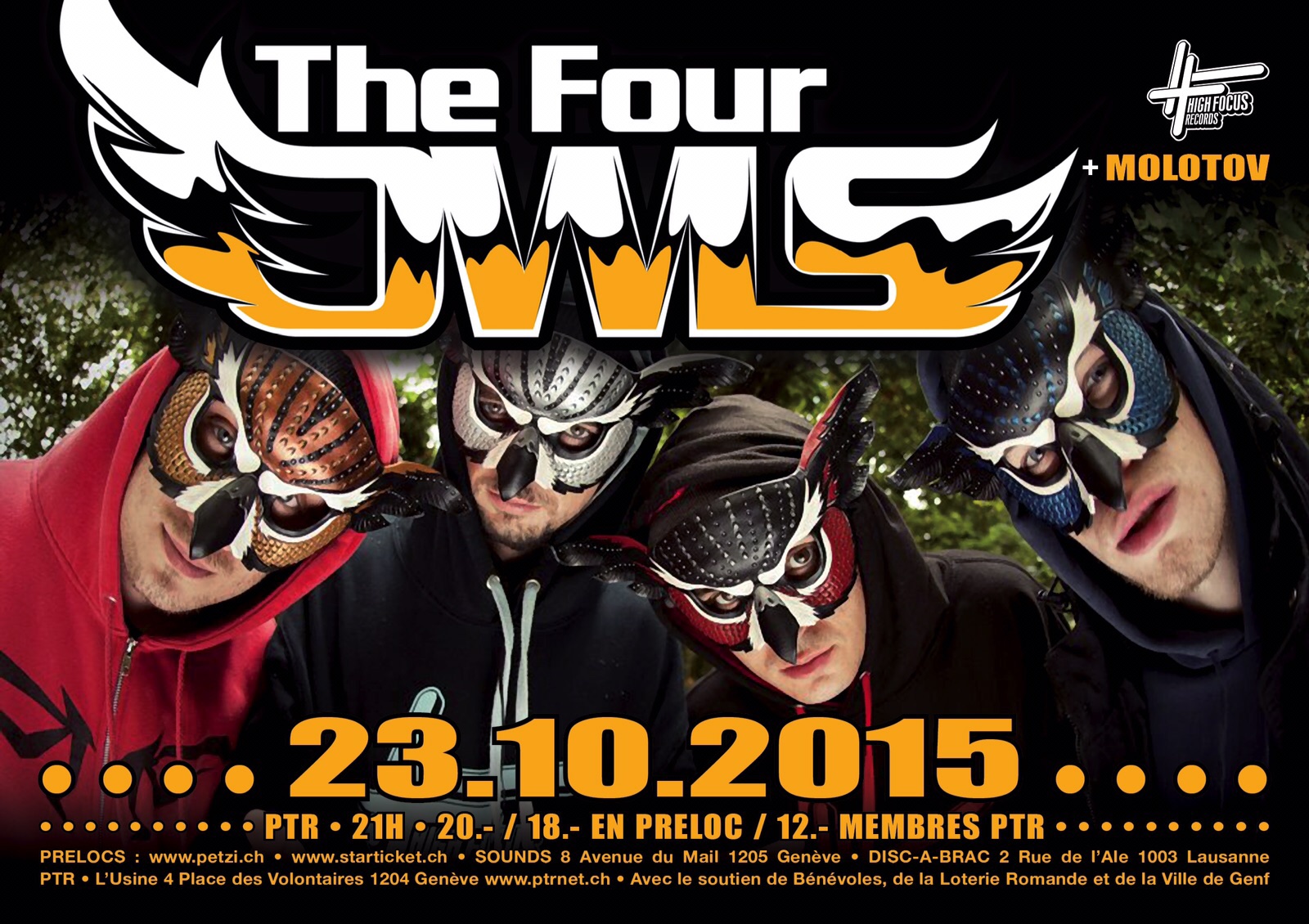 The Four Owls & Molotov Live @ L’usine, Geneva, Switzerland – Official ...