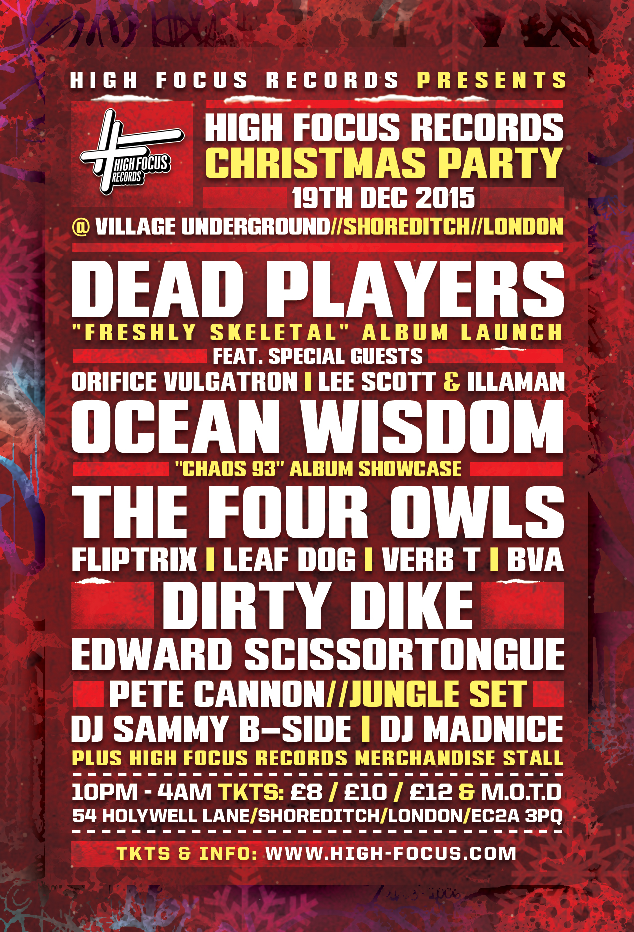 High Focus Records Christmas Party Line Up Announced! - Official ...