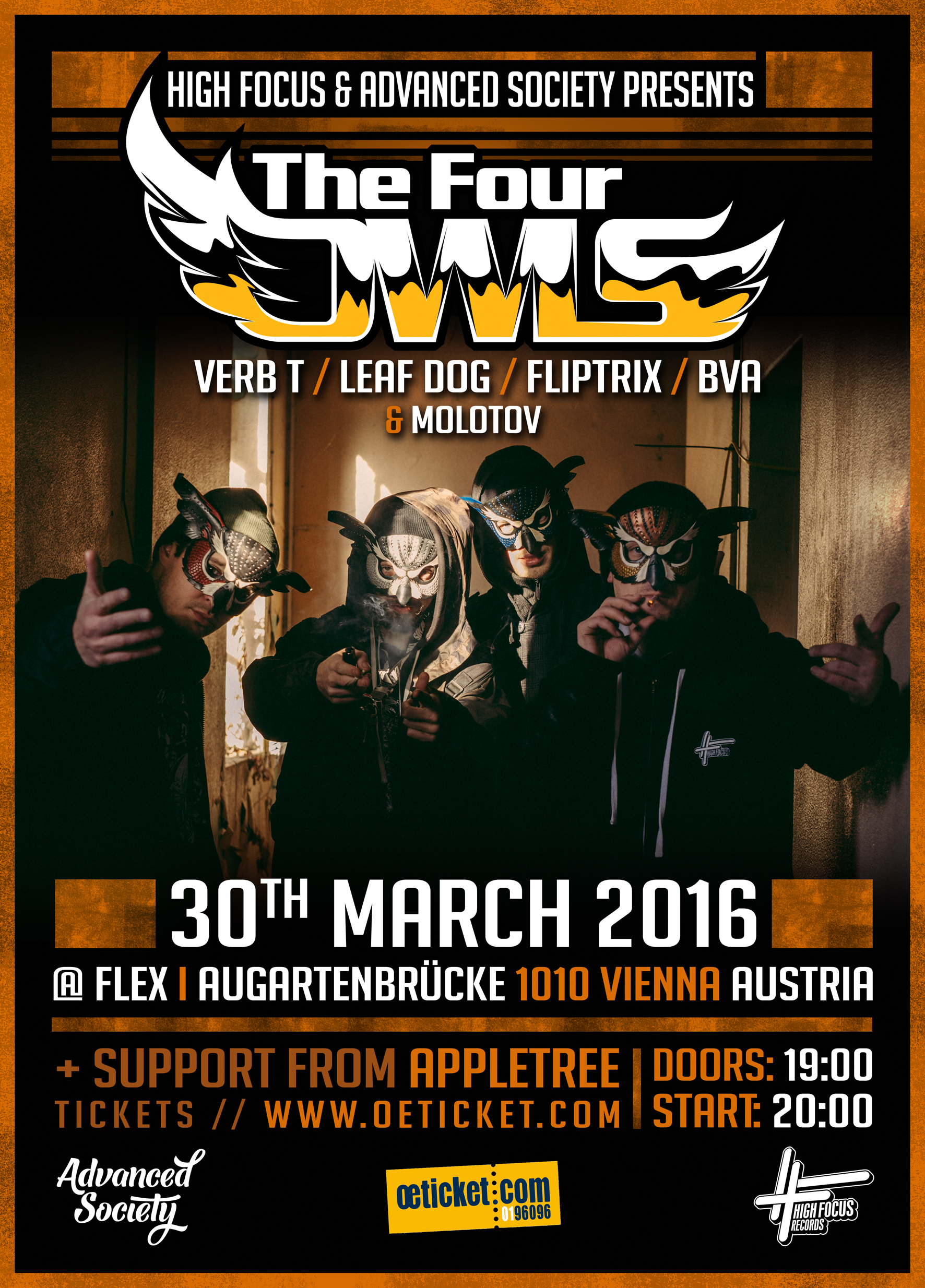 The Four Owls Live @ Flex, Vienna, Austria - Official Website of High ...