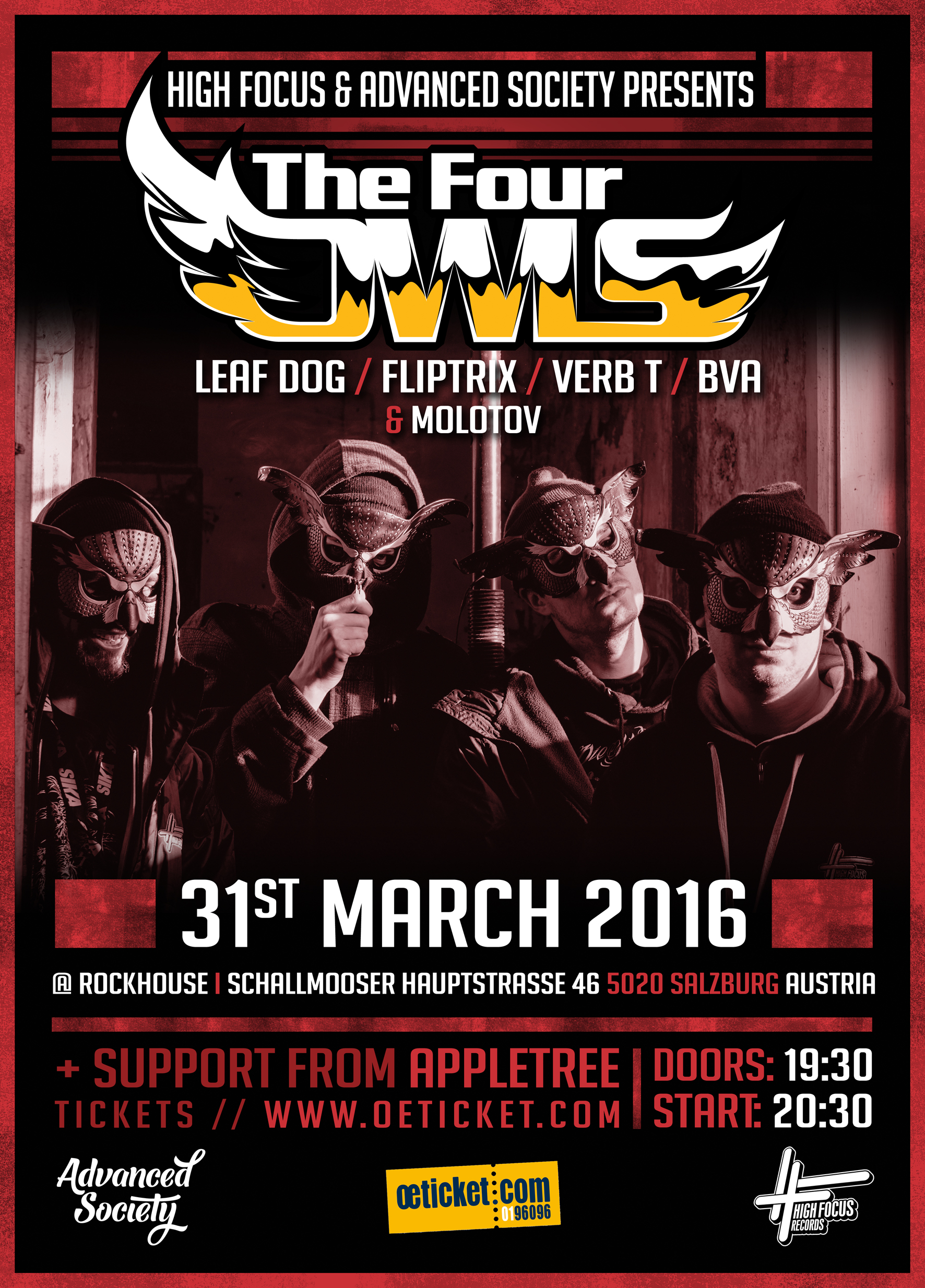 The Four Owls Live @ Rockhouse, Salzburg, Austria - Official Website of ...