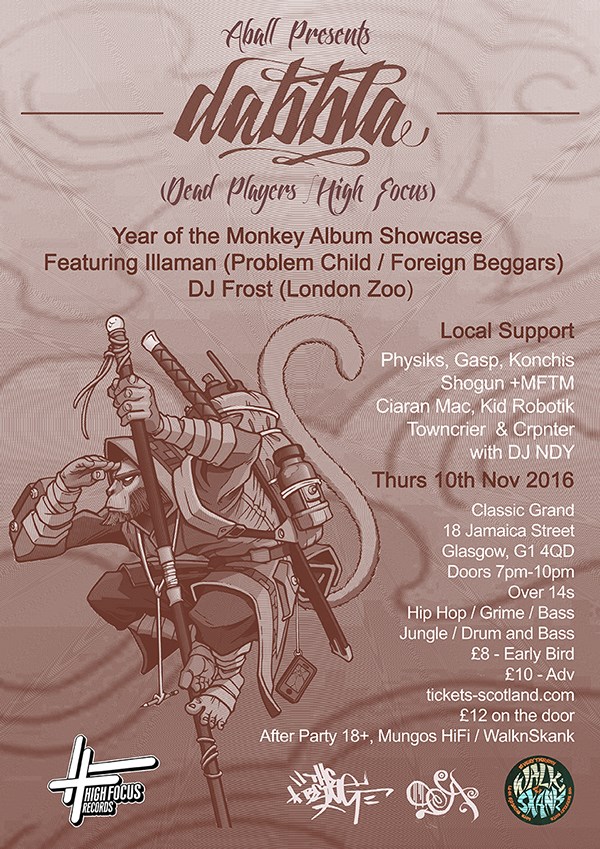 Dabbla Live @ The Classic Grand, Glasgow City Centre, Scotland ...