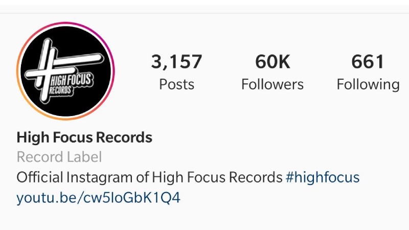 High Focus Reach Over 60K Followers On Instagram - Official Website of ...