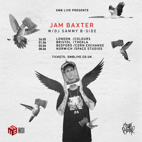 Jam Baxter W/ DJ Sammy B-Side Tour - ON SALE NOW - Official Website of ...