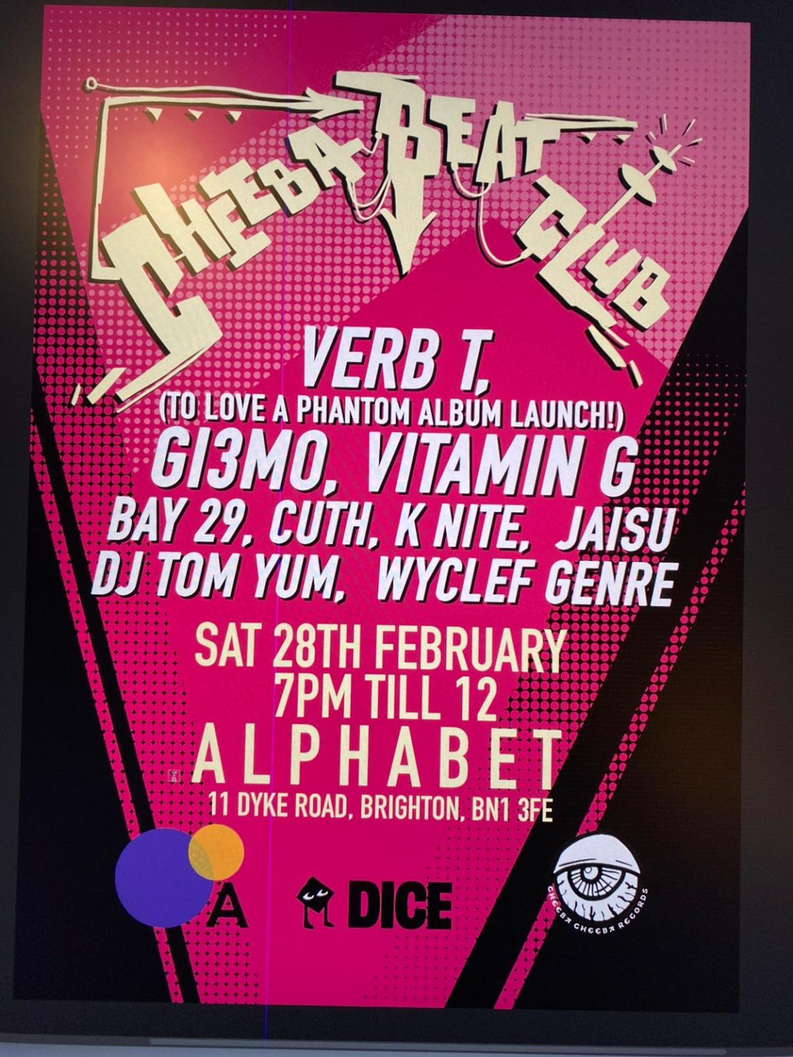 Verb T @ Brighton, Alphabet - Official Website of High Focus Records