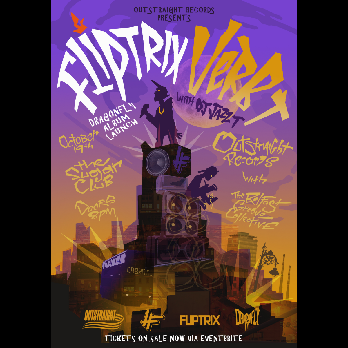 Fliptrix, Verb T & Jazz T @ Dublin, The Sugar Club - Official Website ...